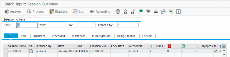SM35 SAP Batch Input - SAP Human Resources Experts And Solutions